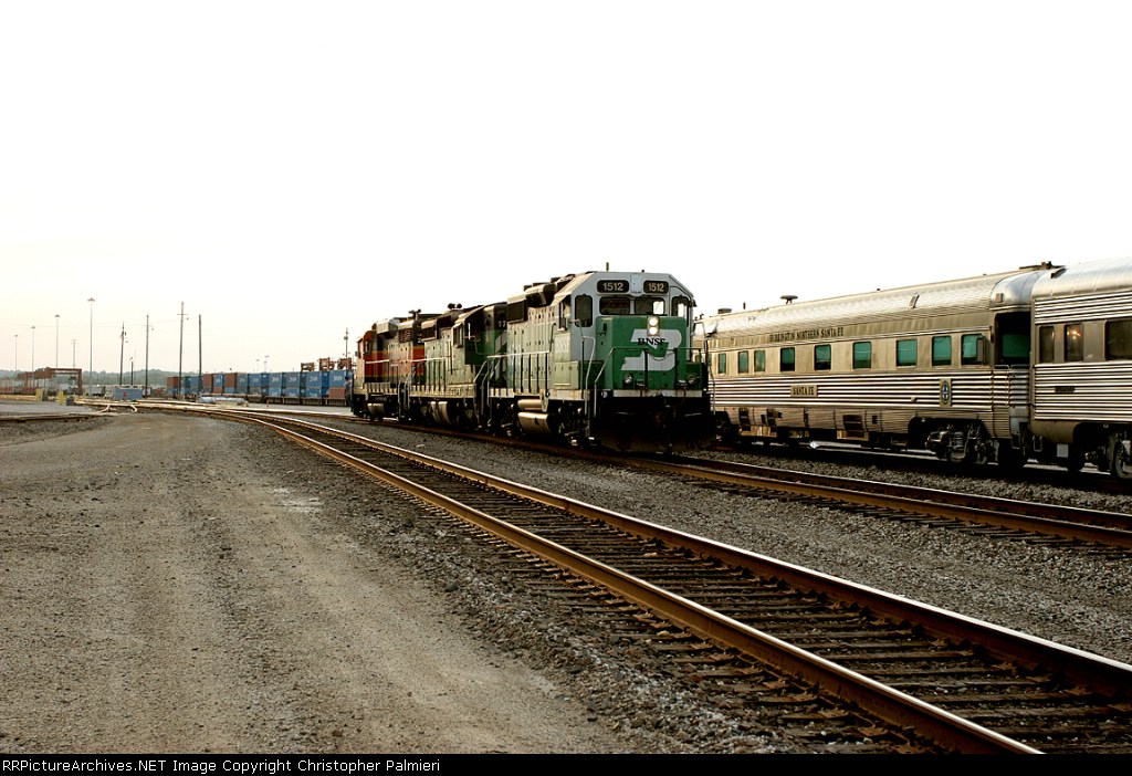 BNSF 1512, 1727, and 2803